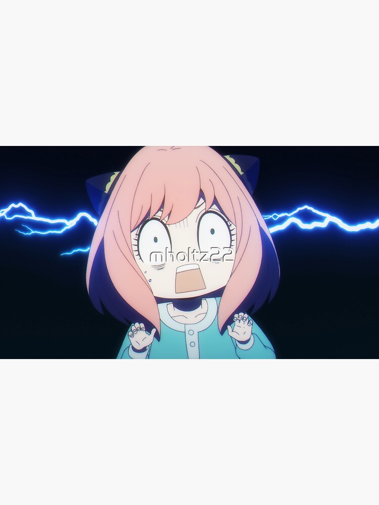 "Spy X Family Anya Shocked" Sticker for Sale by mholtz22 | Redbubble