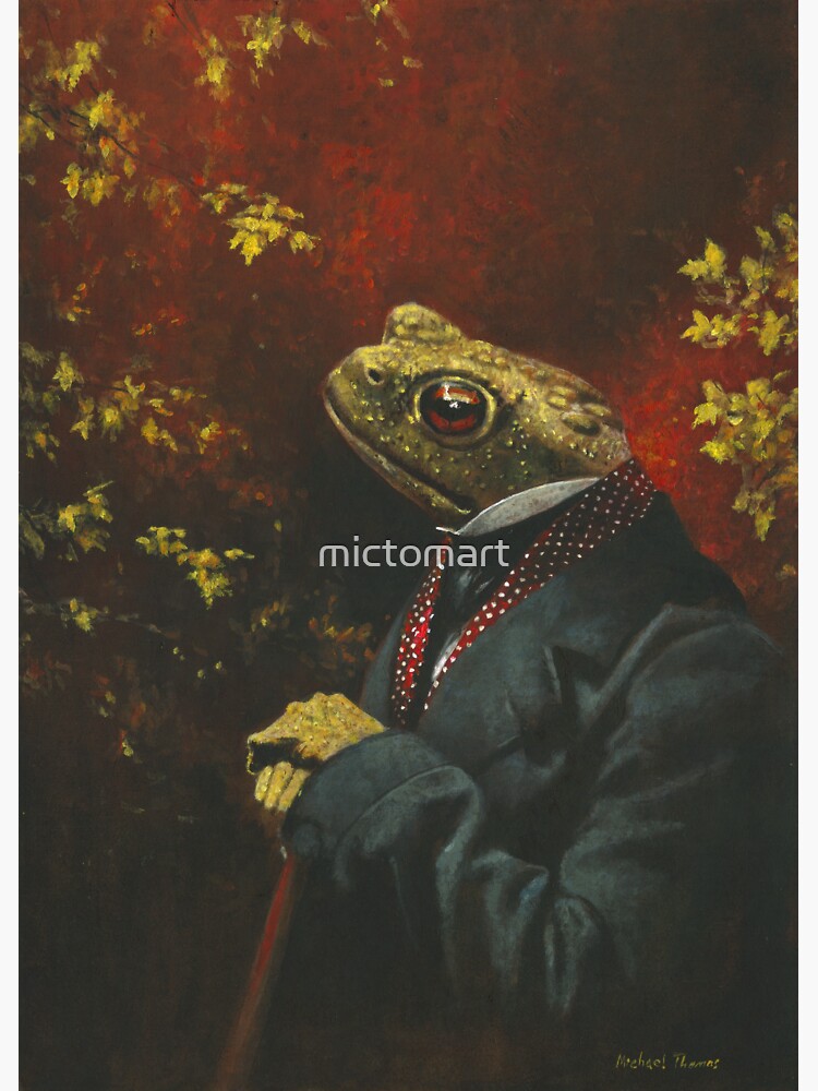 "Mr Toad" Sticker for Sale by mictomart | Redbubble