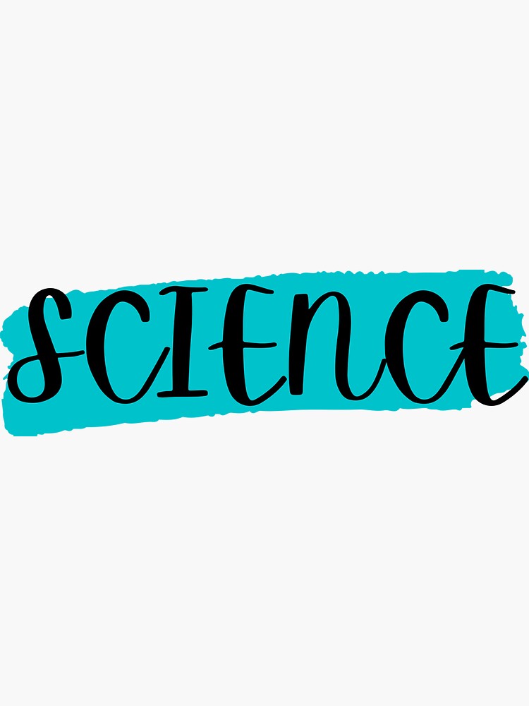 "School Subject Labels - Science label" Sticker for Sale by ...