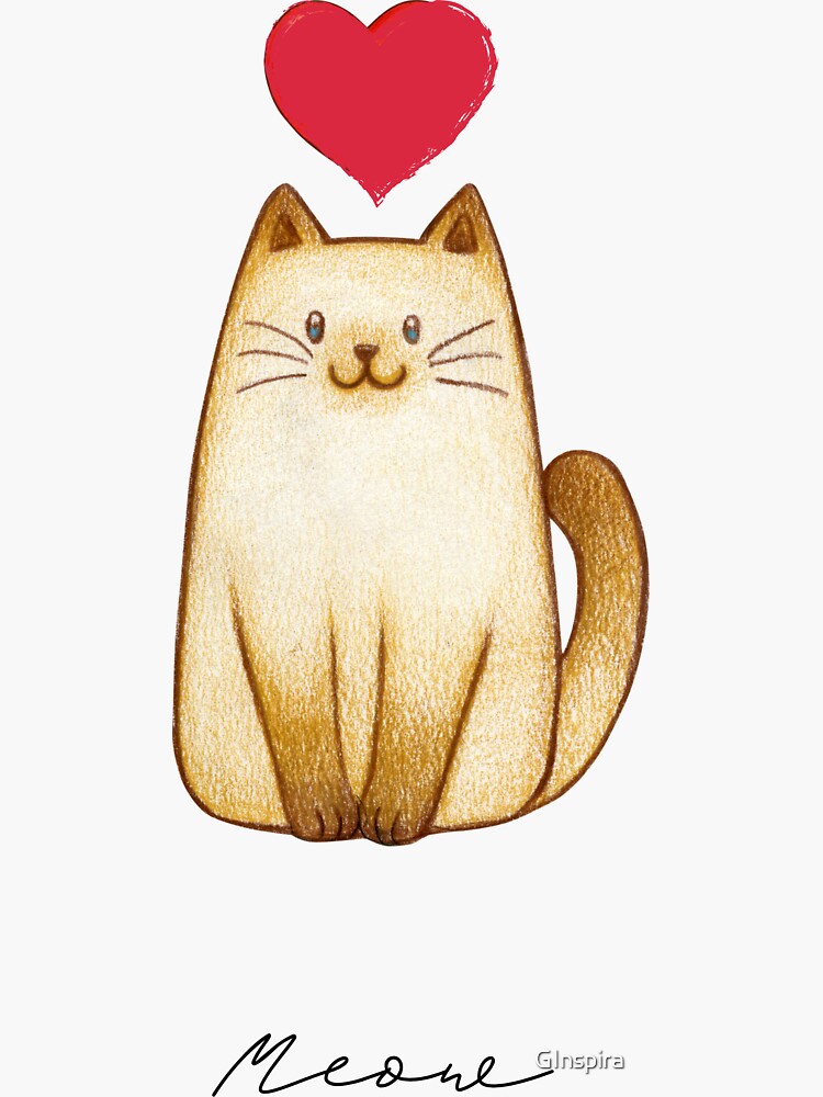 "Respect animals Cats Meow" Sticker for Sale by GInspira | Redbubble