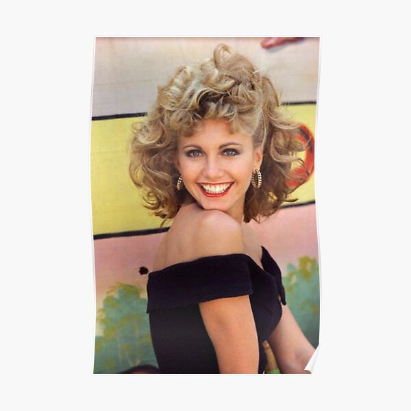 "Olivia Newton John Poster Poster, Gift For Girlfriend Poster Poster ...