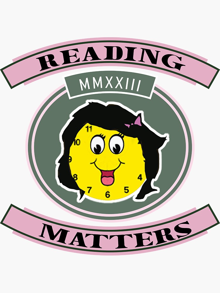 "Reading Matters 2023" Sticker for Sale by LilDarlingNarr | Redbubble