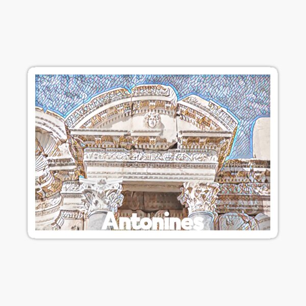"The Antonines Fountain " Sticker for Sale by elizdesignhaus | Redbubble