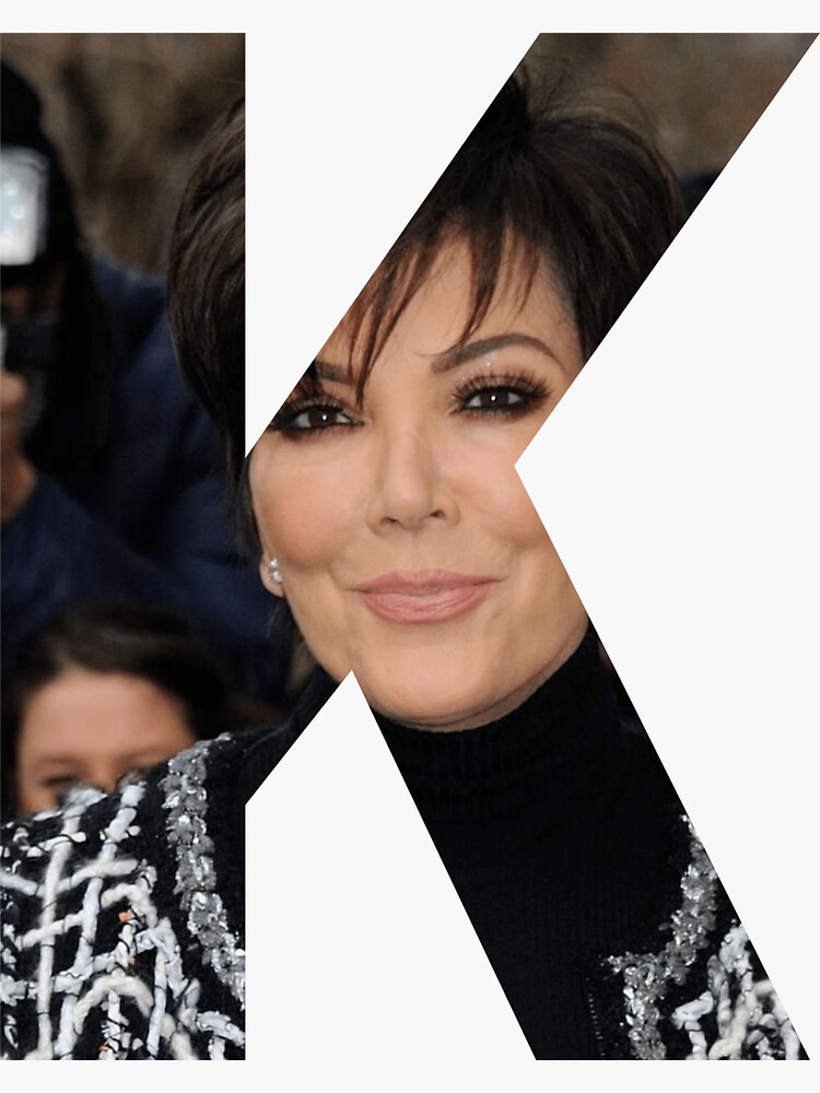 "she is kris jenner" Sticker for Sale by KAONZA | Redbubble