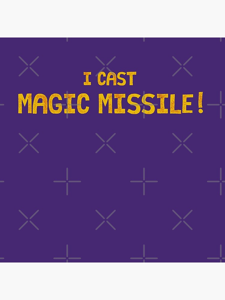 "Magic Missile" Poster by Corpsecutter | Redbubble