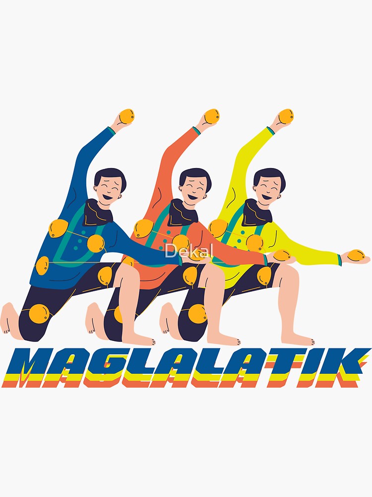 "Philippines Maglalatik Folk Dance Decal" Sticker for Sale by Dekal ...