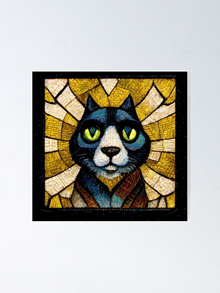 "The God of Cats" Poster for Sale by Oblitz | Redbubble