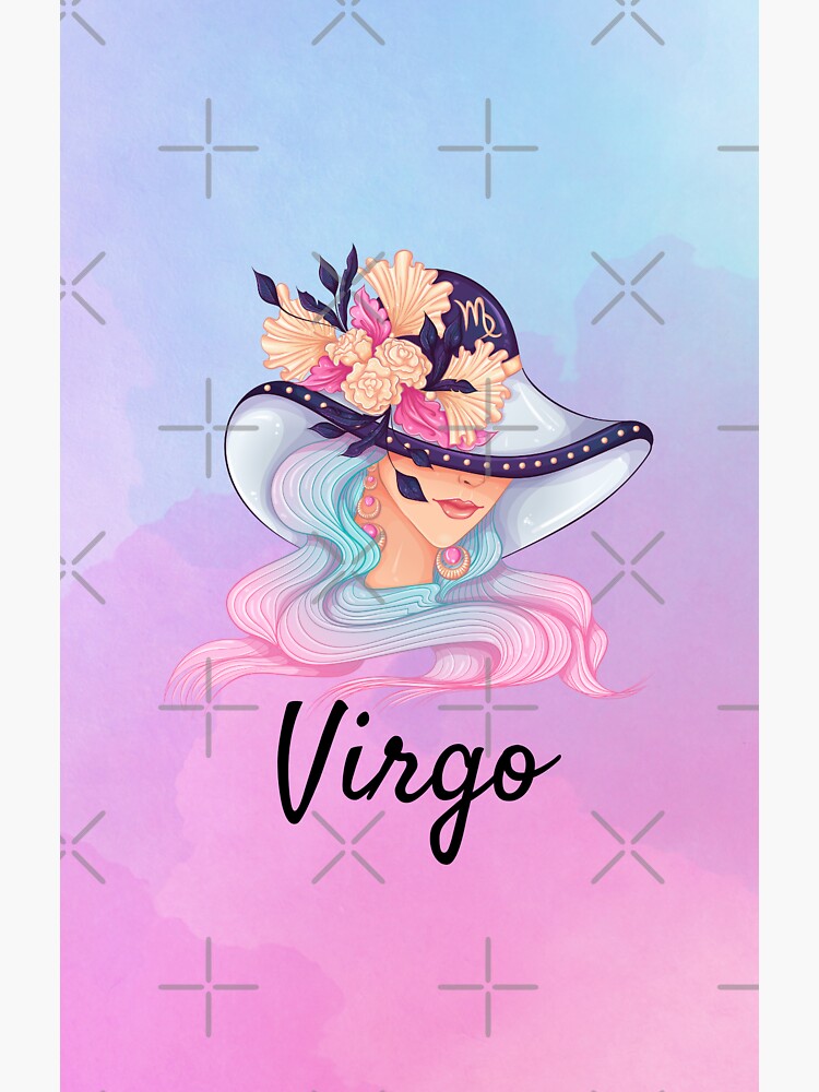 "virgo " Sticker for Sale by sanna-black | Redbubble
