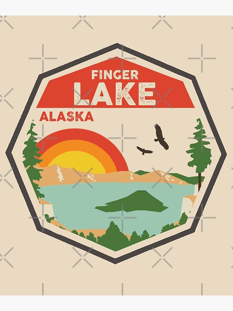 "Finger Lake Alaska" Poster for Sale by POD4 | Redbubble