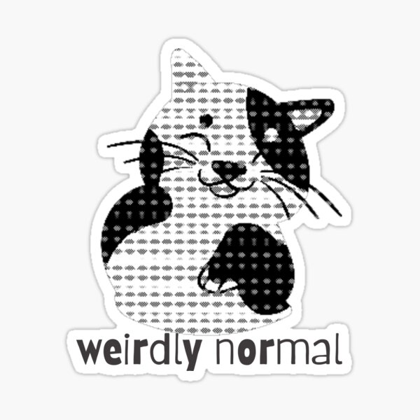 "Respect animals Weirdly normal" Sticker for Sale by GInspira | Redbubble