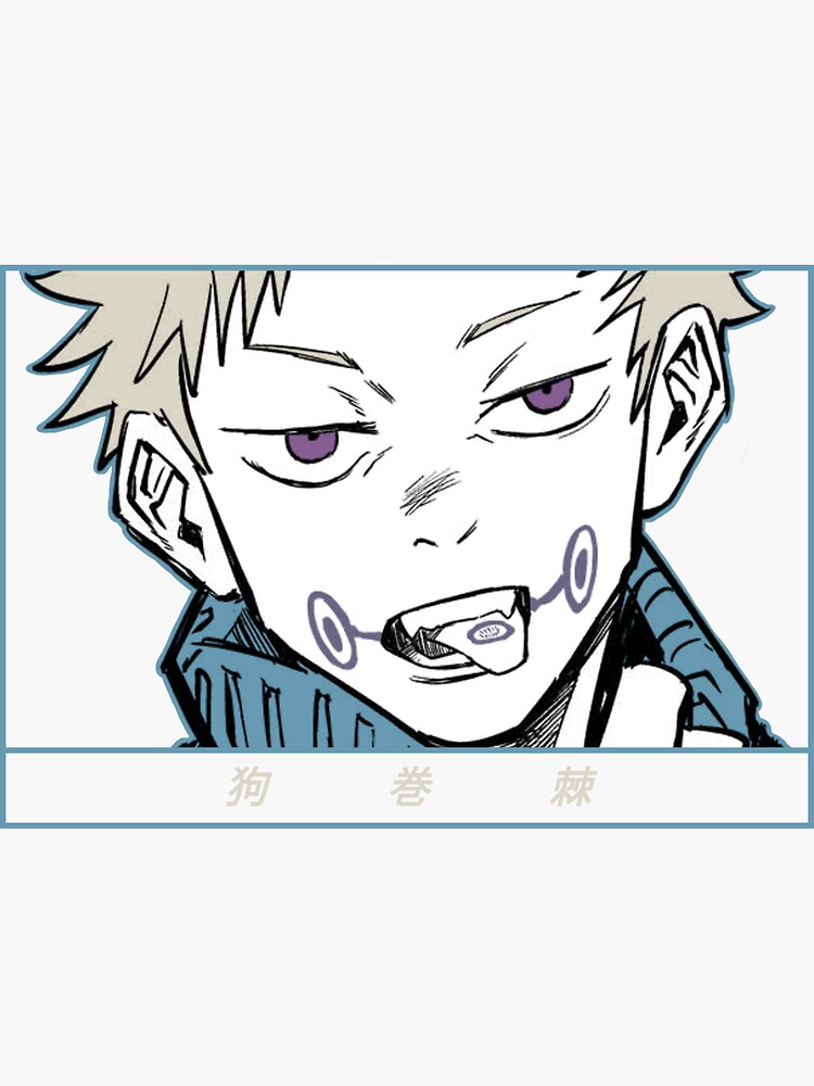 "Jujutsu Kaisen Inumaki Toge: Tongue" Sticker for Sale by SAIKI-NOCTEM ...