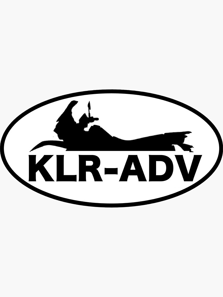 "Kawasaki KLR Gen2 ADV Adventure" Sticker for Sale by killiange | Redbubble