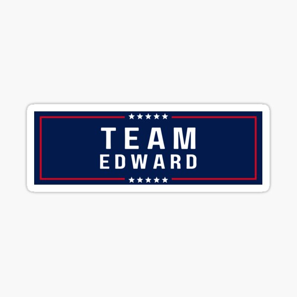 "Team Edward Bumper" Sticker for Sale by DrunkPolarBear | Redbubble