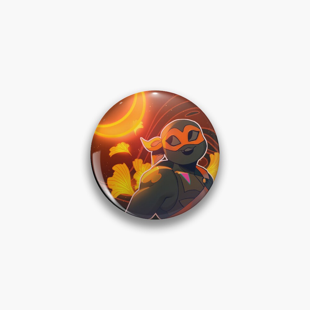 "Rise of the Teenage Mutant Ninja Turtles Mikey Vaporwave Sticker ...