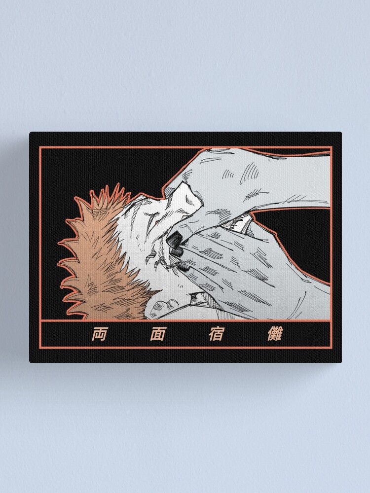 "Jujutsu Kaisen Ryomen Sukuna: Fingers" Canvas Print for Sale by SAIKI ...