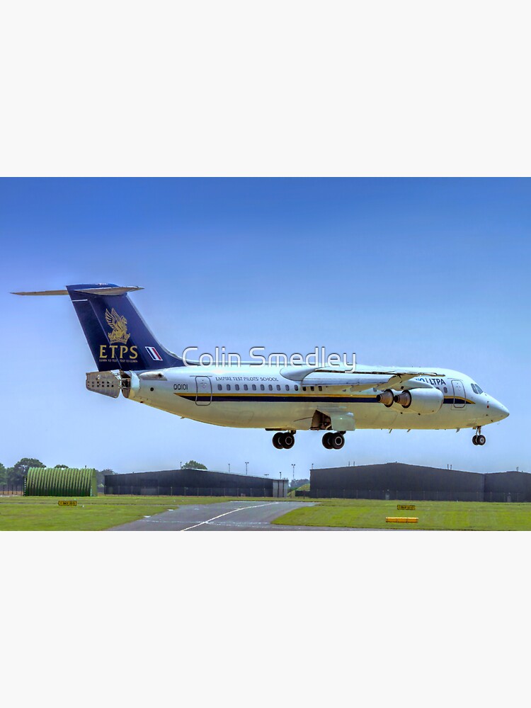 "BAe RJ.100 QQ101 G-BZAY" Sticker by oscar533 | Redbubble