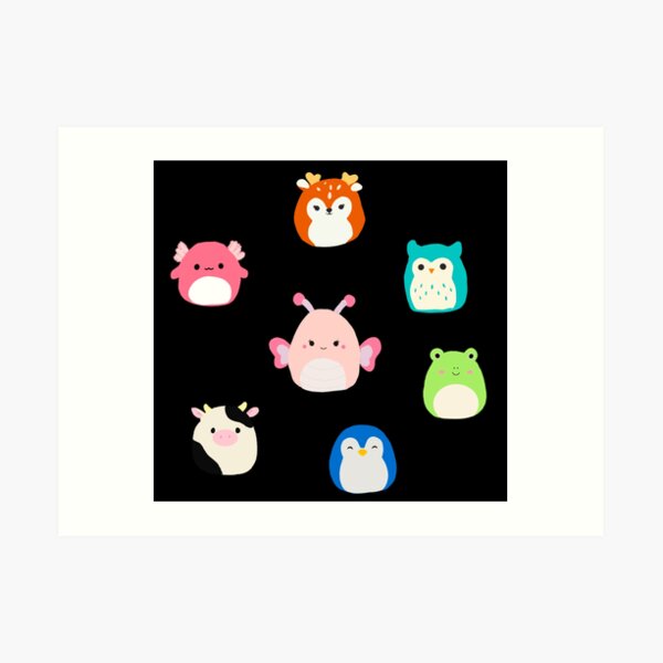 "Squishmallow sticker pack" Art Print for Sale by NICRICE | Redbubble