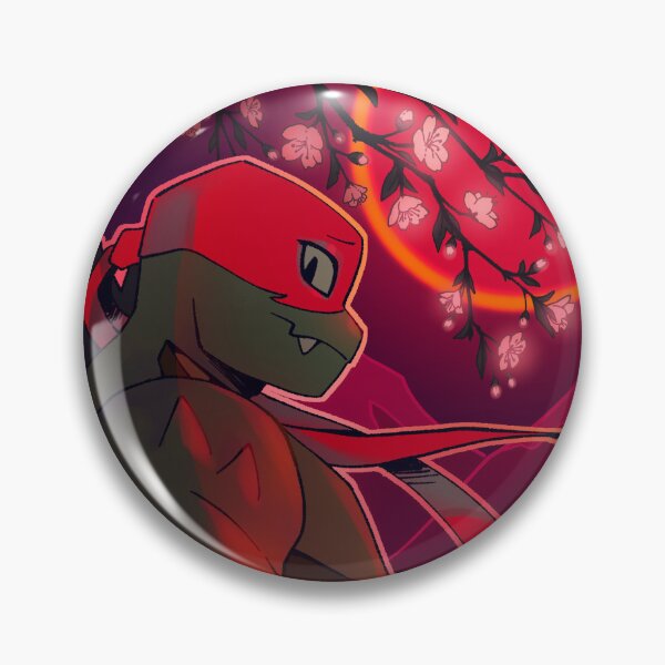 "Rise of the Teenage Mutant Ninja Turtles Raph Vaporwave Sticker" Pin ...