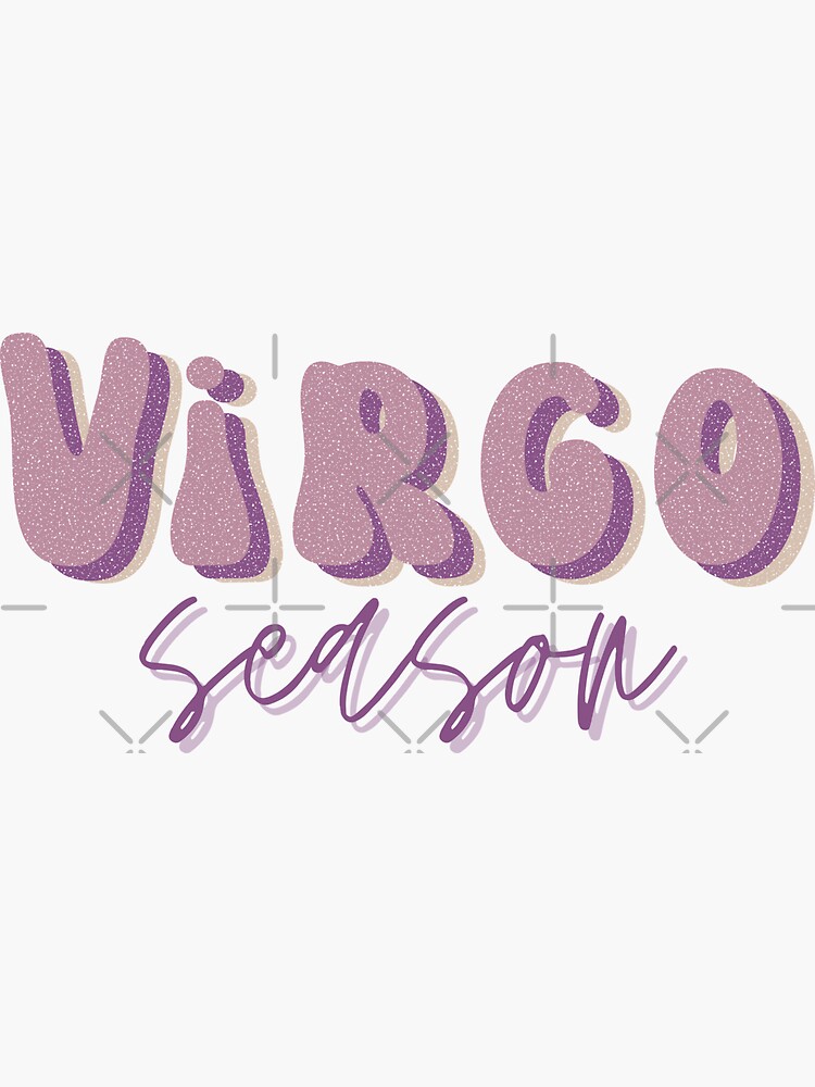 "Virgo season zodiac sign aesthetic quote" Sticker for Sale by ...