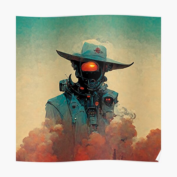 "Android Cowboy Beta" Poster for Sale by evolvedrevolver | Redbubble