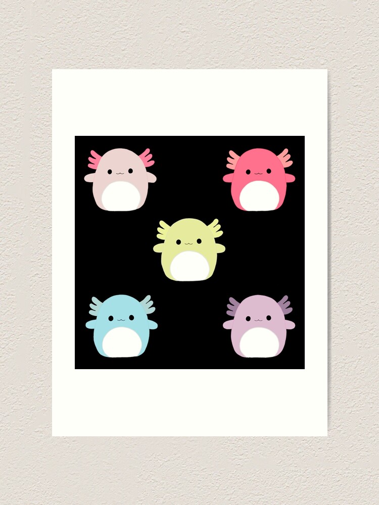 "Axolotl Squishmallow Sticker Pack" Art Print for Sale by Eiichiro99 ...