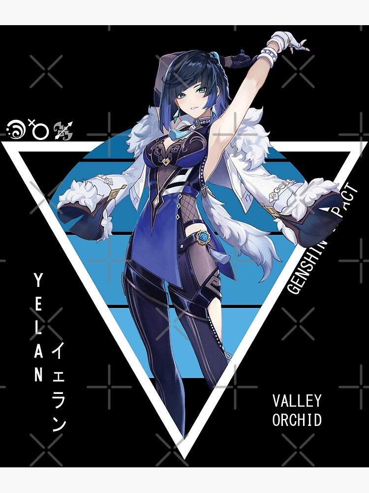 "Yelan | Genshin Impact" Art Print for Sale by B-love | Redbubble