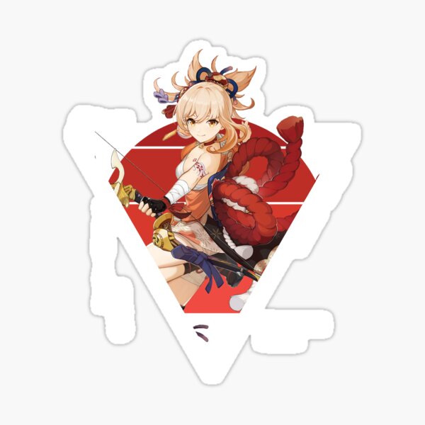 "Yoimiya | Genshin Impact" Sticker for Sale by B-love | Redbubble