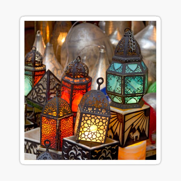 "arabian lanterns" Sticker for Sale by Dinasworld | Redbubble