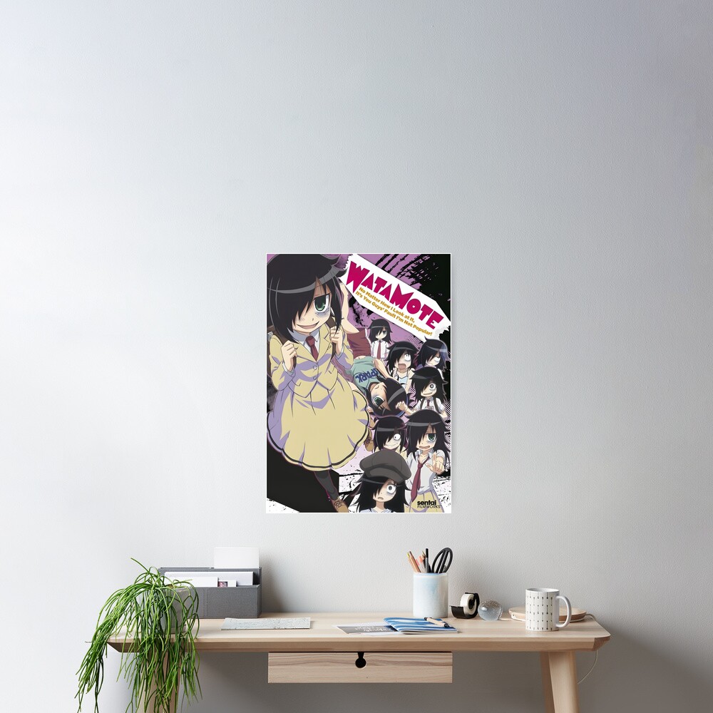 "WATAMOTE Tomoko Kuroki poster" Poster for Sale by blayse | Redbubble