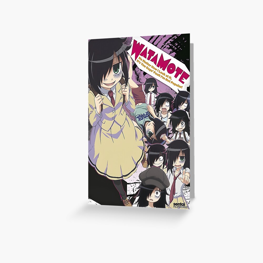 "WATAMOTE Tomoko Kuroki poster" Poster for Sale by blayse | Redbubble