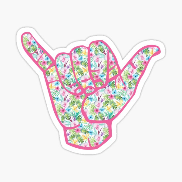 "Shaka" Sticker by MadEDesigns | Redbubble