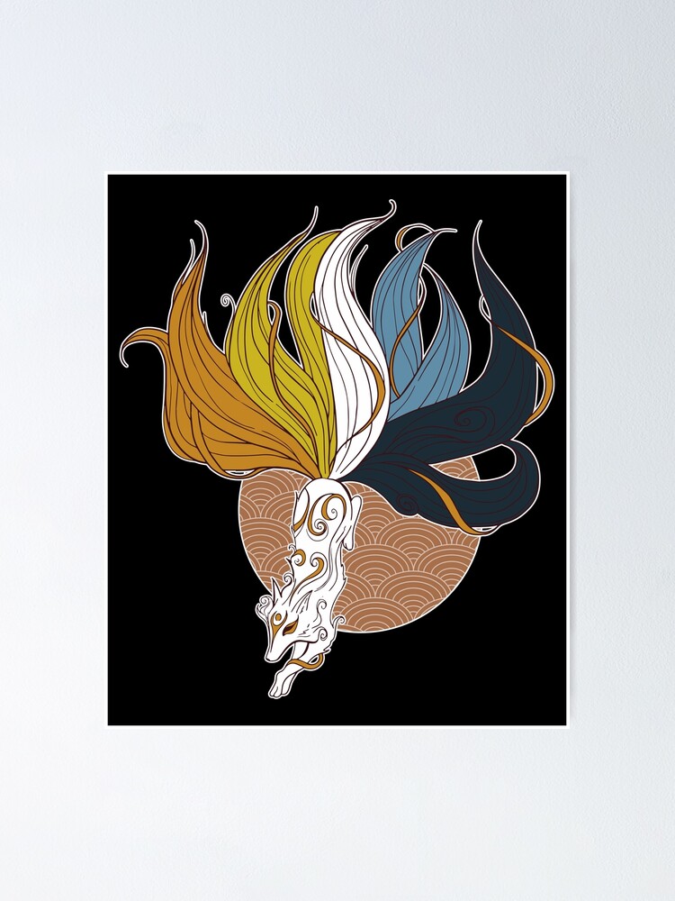 "Aroace Pride Kitsune" Poster for Sale by Psitta | Redbubble