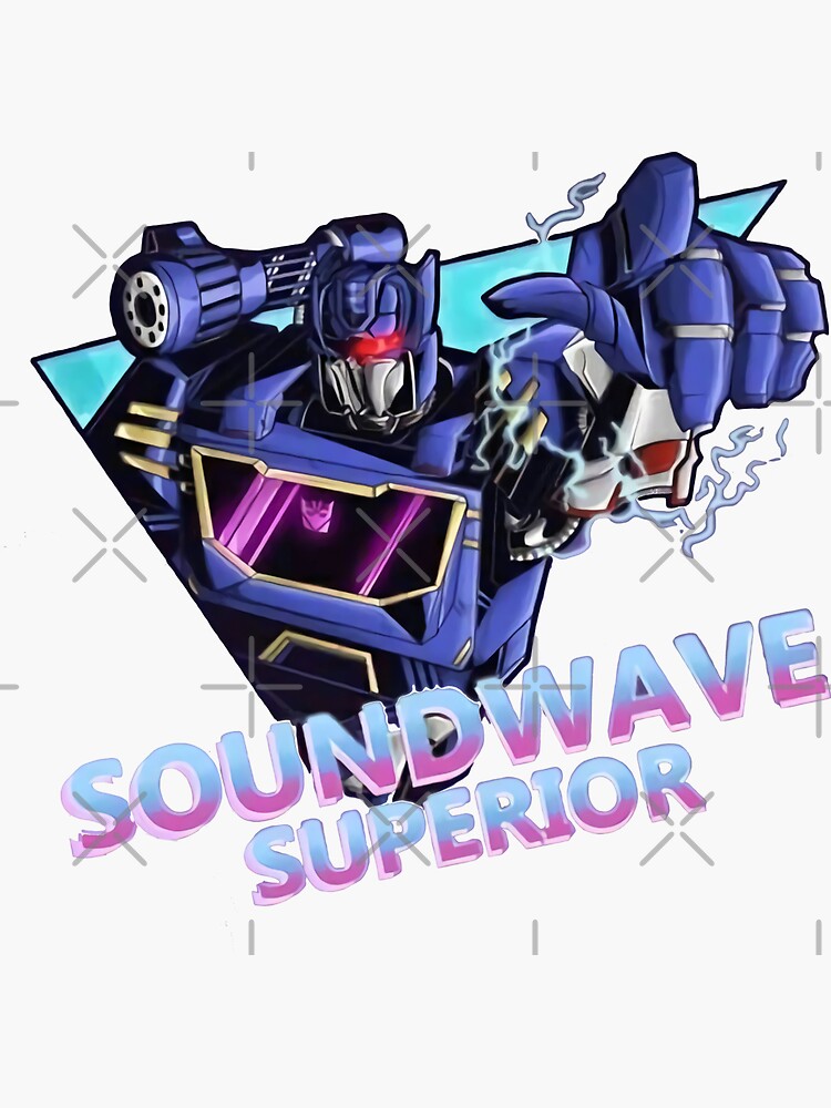 "Soundwave" Sticker for Sale by Shariko | Redbubble