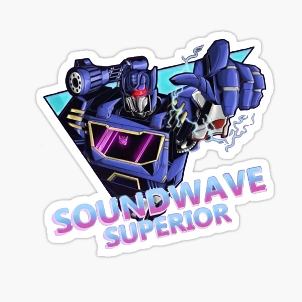 "Soundwave" Sticker for Sale by Shariko | Redbubble