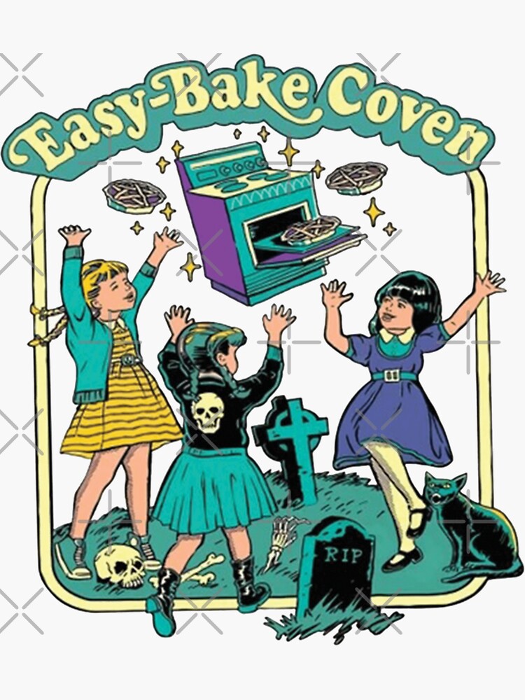 "Easy Bake Coven" Sticker for Sale by tattwirdat | Redbubble