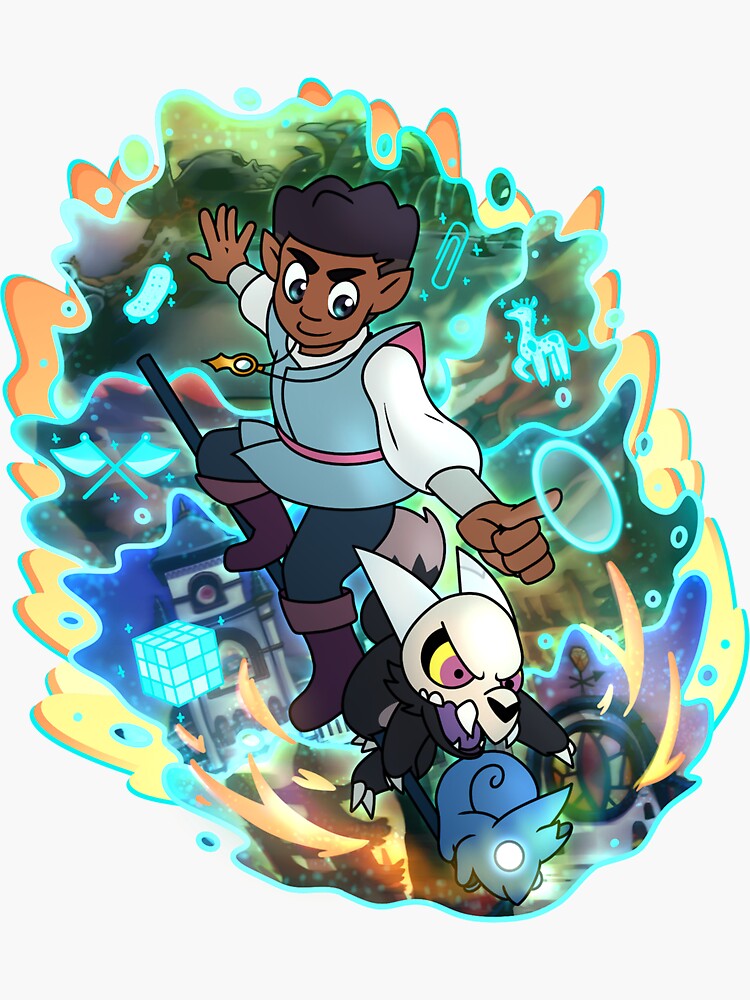 "Gus and King Design from TOH" Sticker for Sale by phantomdragon62 ...