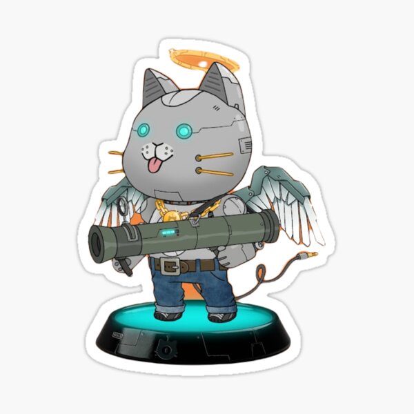 "CATBOTICA | CATS Stickers | Meow!" Sticker for Sale by Stickerscats ...