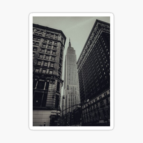 "Empire State Building in New York" Sticker for Sale by posterify ...