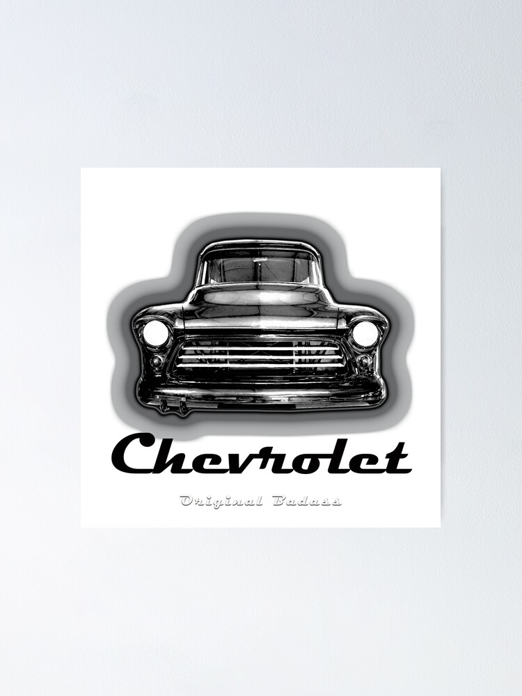 "Classic Truck - Chevy" Poster for Sale by YNOTdesigns | Redbubble