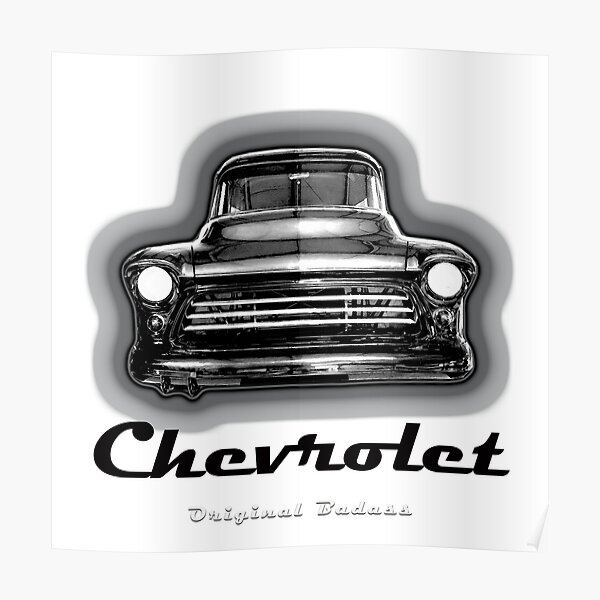 "Classic Truck - Chevy" Poster for Sale by YNOTdesigns | Redbubble