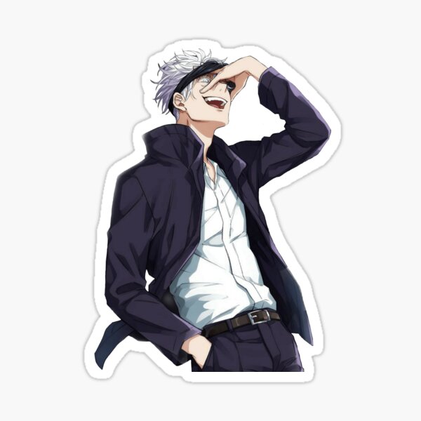 Pegatina «satoru gojo satCon su famoso movimiento-jujutsu kaisen» de ...