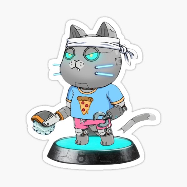 "CATBOTICA | CATS Stickers | Meow!" Sticker for Sale by Stickerscats ...