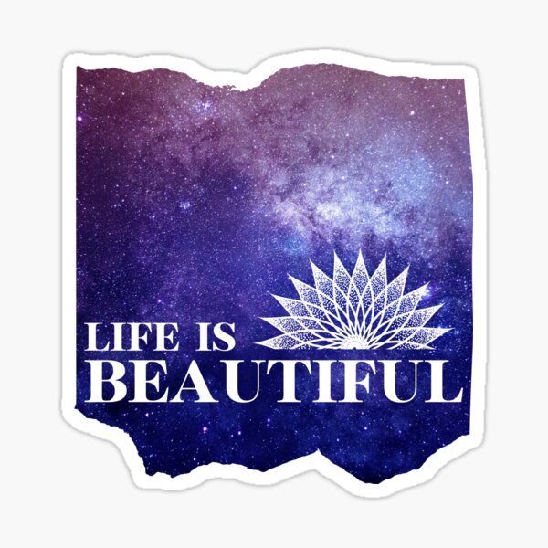 "Spiritual Galaxy Positive Affirmation - Spirituality" Sticker for Sale ...