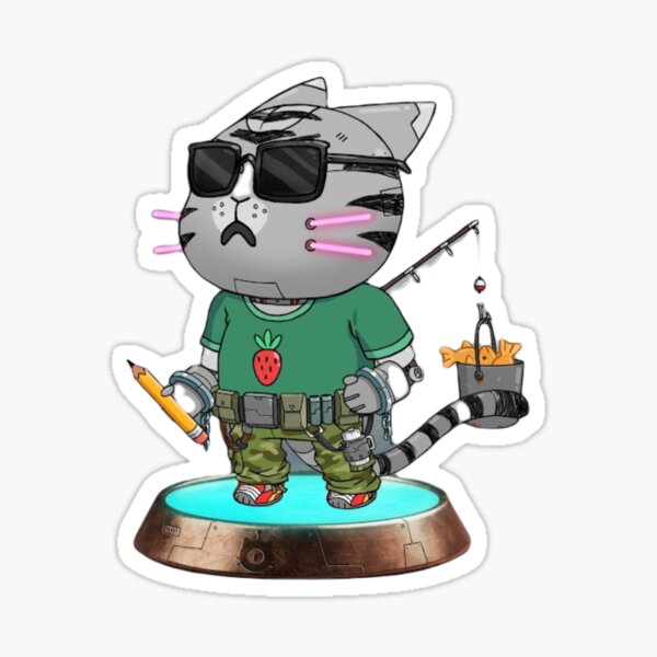 "CATBOTICA | CATS Stickers | Meow!" Sticker for Sale by Stickerscats ...