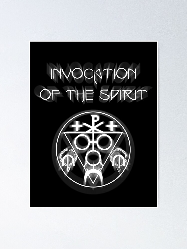 "The Craft Invocation of the Spirit Book (Mystic)" Poster for Sale by ...