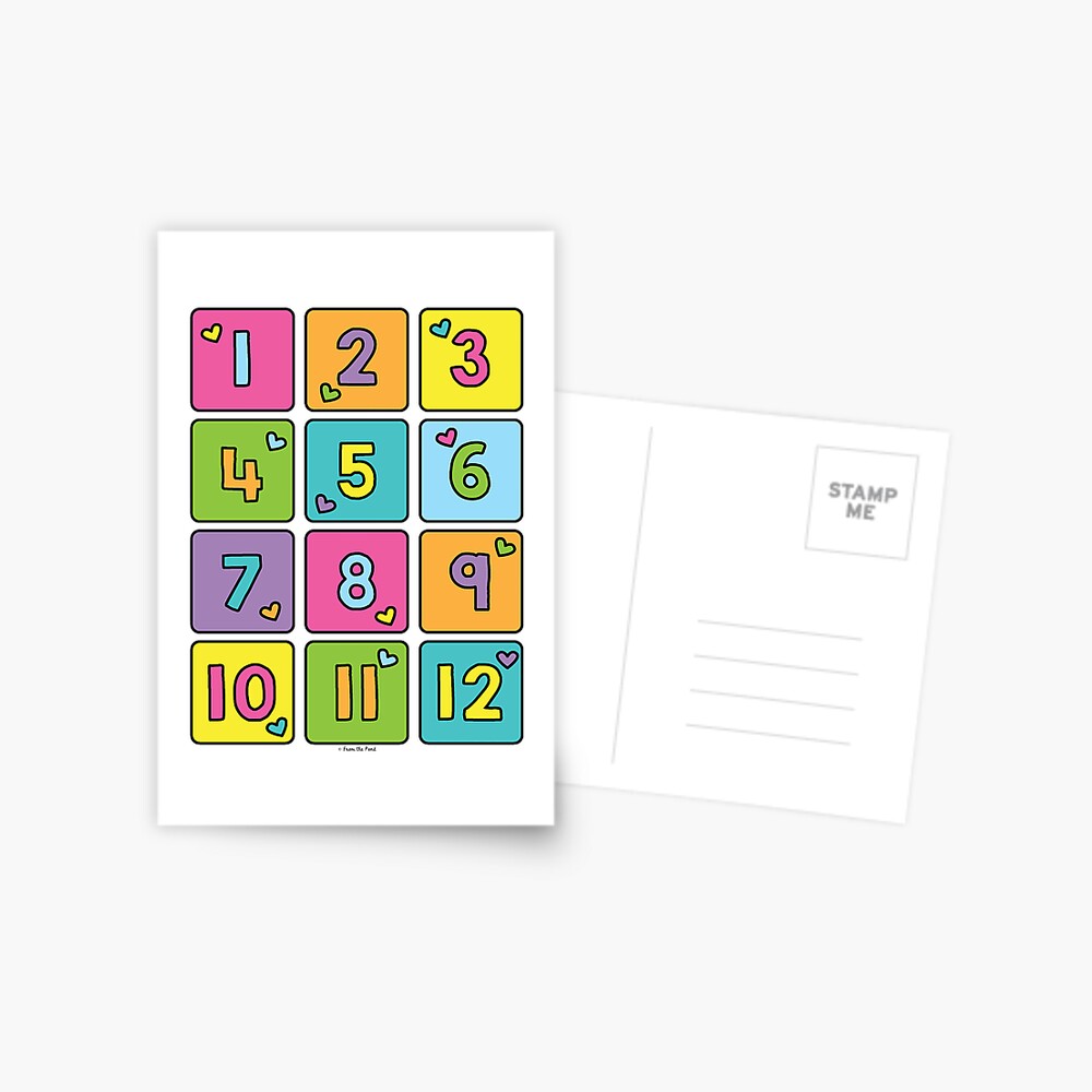 "I Love Numbers" Sticker for Sale by fromthepond | Redbubble