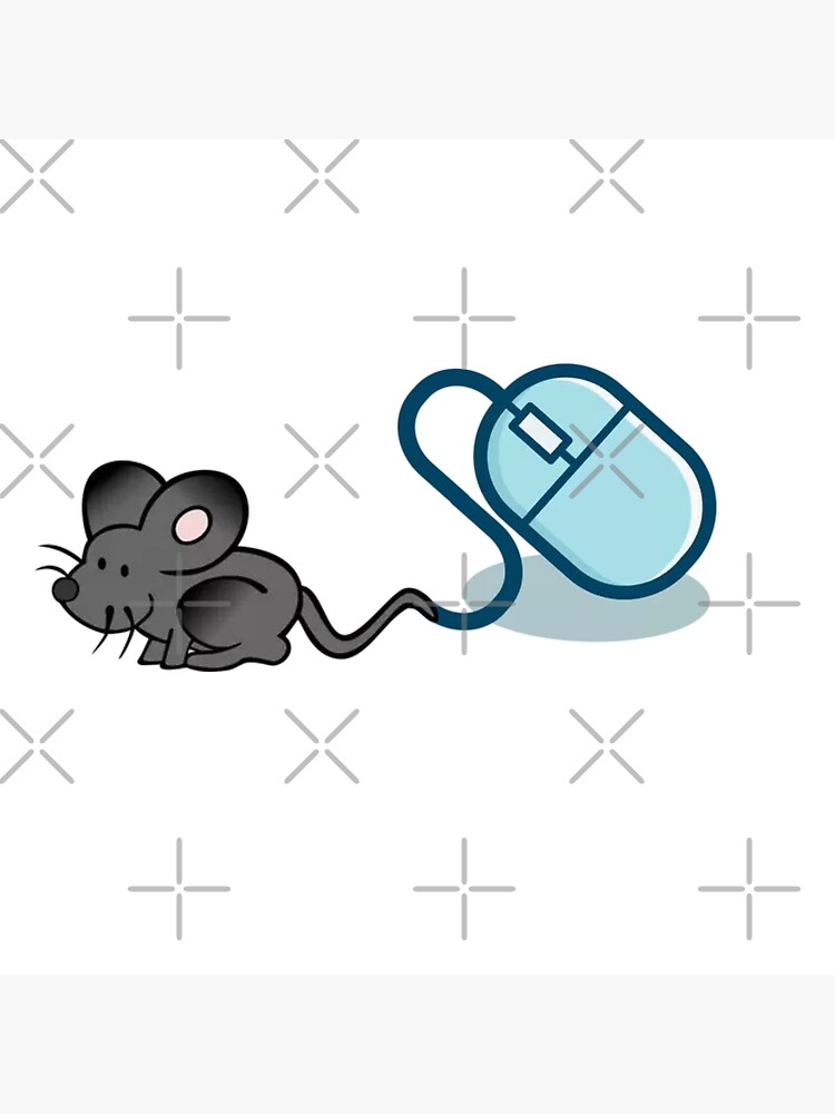 Póster «Linda y divertida idea de regalo humorístico de mouse y mouse ...