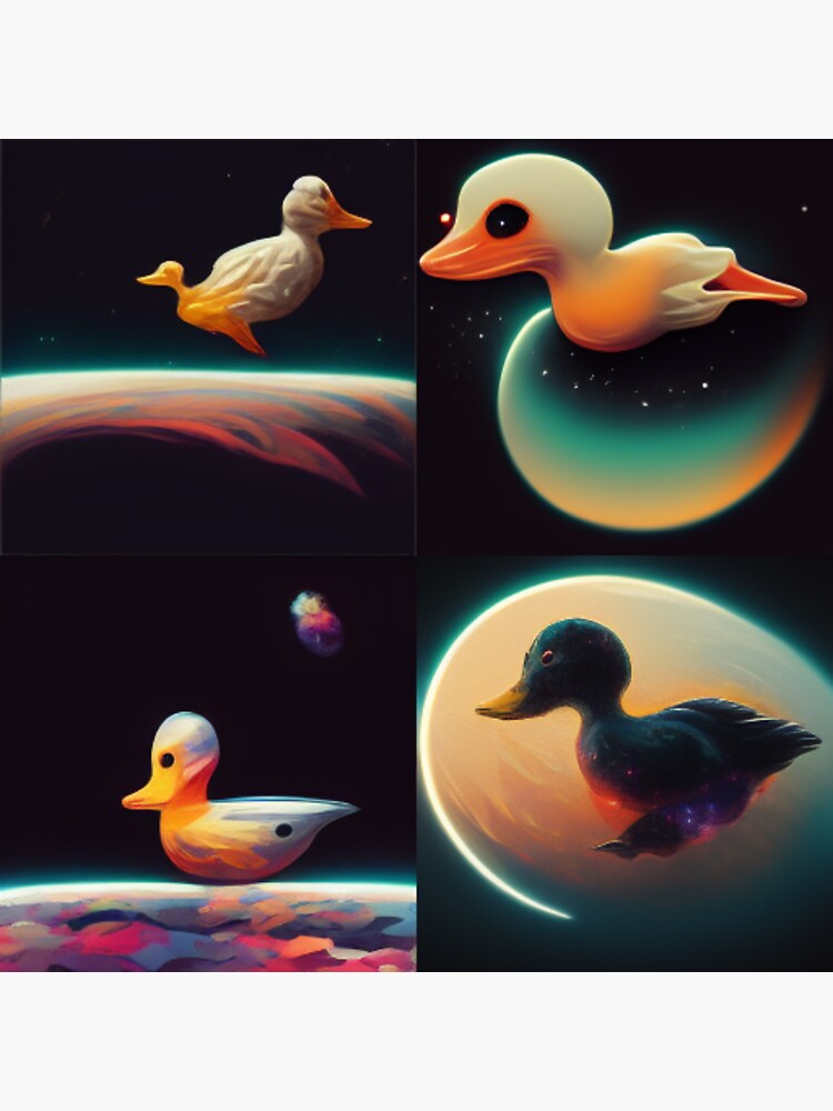 "floating ducks" Sticker for Sale by Roblea | Redbubble