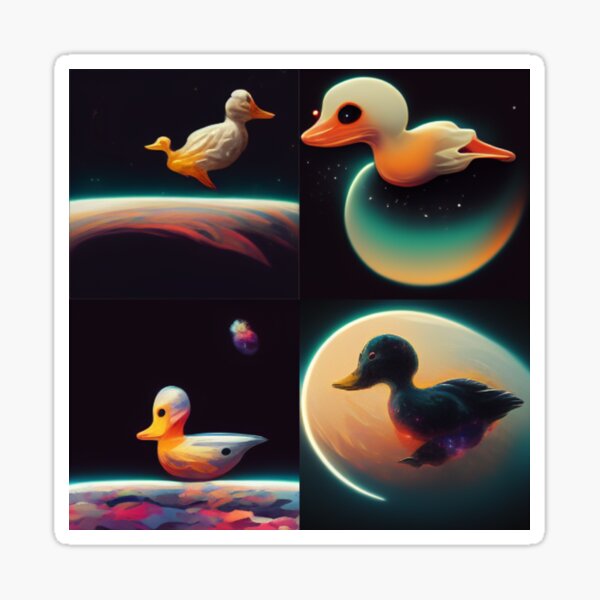 "floating ducks" Sticker for Sale by Roblea | Redbubble