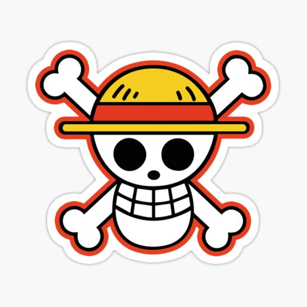 "Straw Jolly Roger" Sticker for Sale by ZackaryWalter | Redbubble